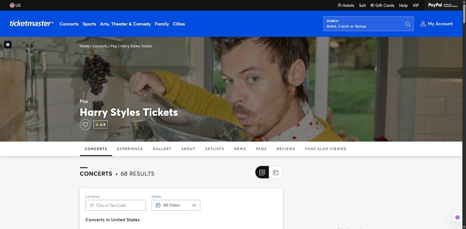 Harry Styles Tour 2026: Concert Dates, Venues & Ticket Prices
